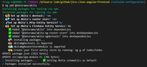 Angular Jira Clone Part 03 - Setup Akita state management | Trung Vo