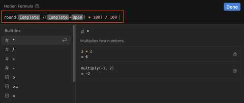Notion: Rounding to 2 Decimal Places | Trung Vo